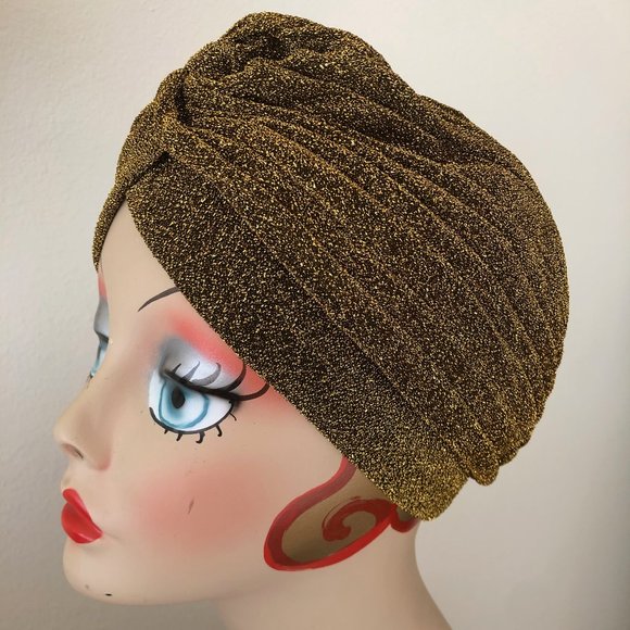 House Of Adornments | Accessories | Metallic Gold Vintage Retro Pinup ...